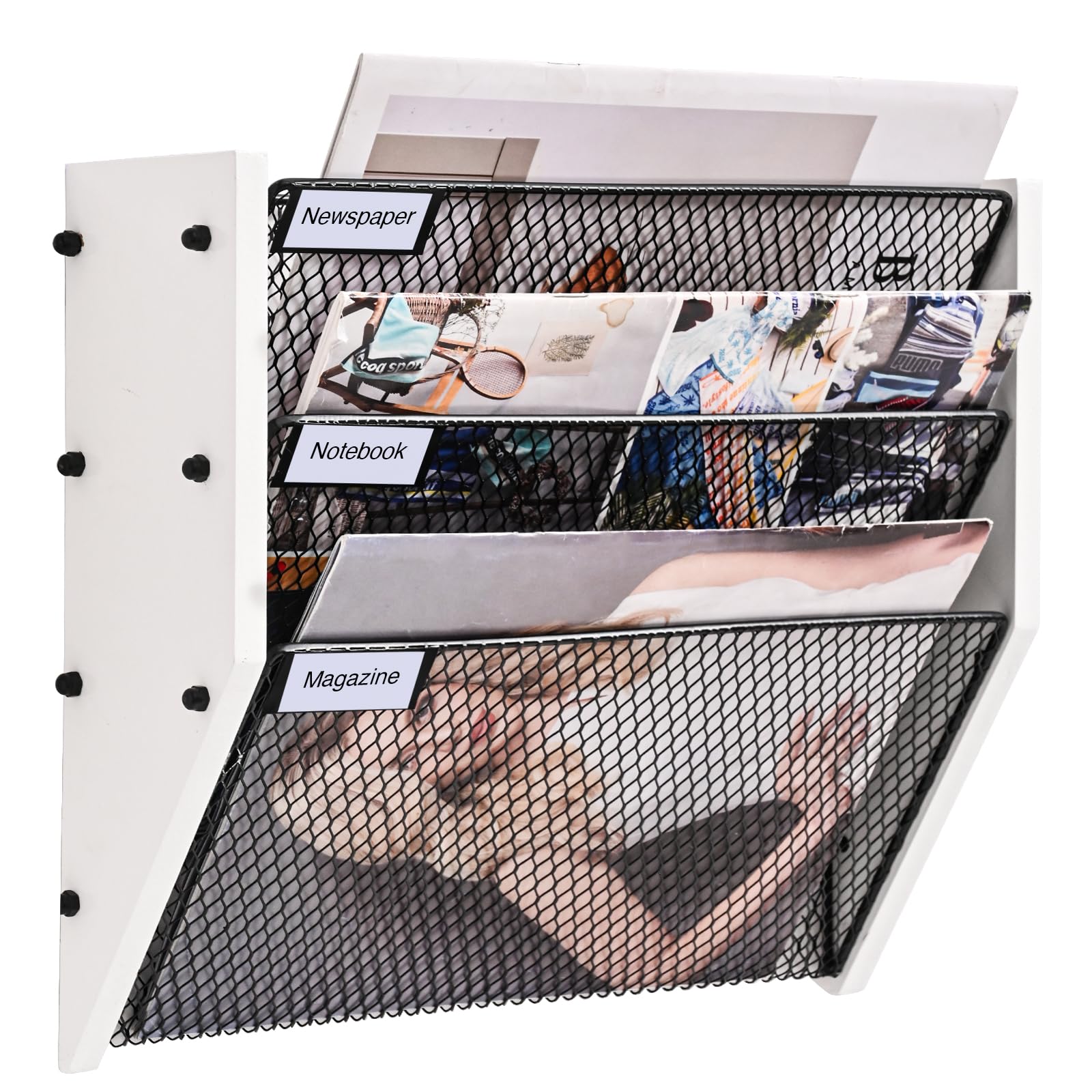 Amazon.com : Busidhji Wall File Organizer, Hanging File Organizer ...