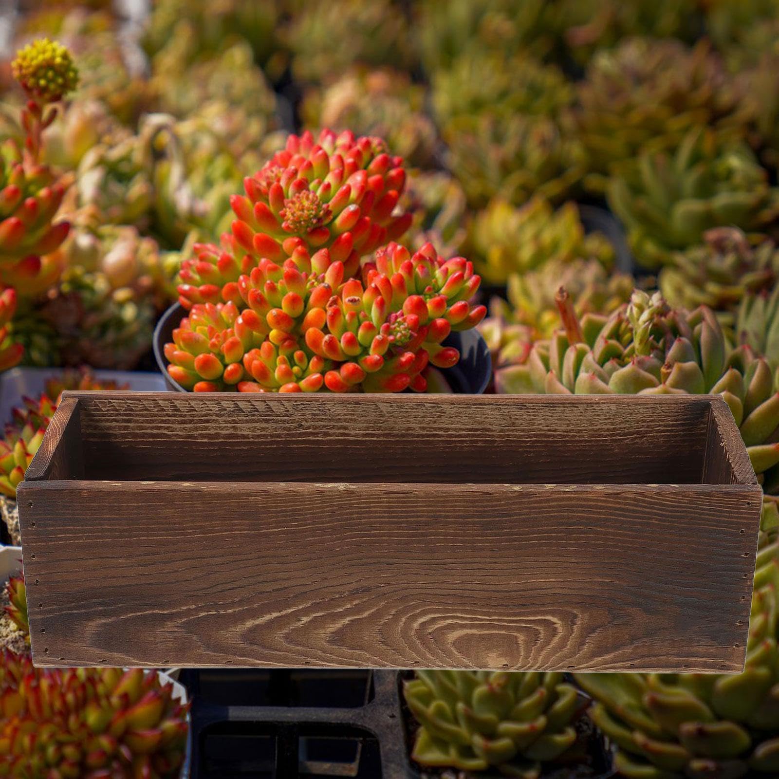 Novelty Wooden Planter Boxes 18" New Cedar Planter Box (3.50"T Short