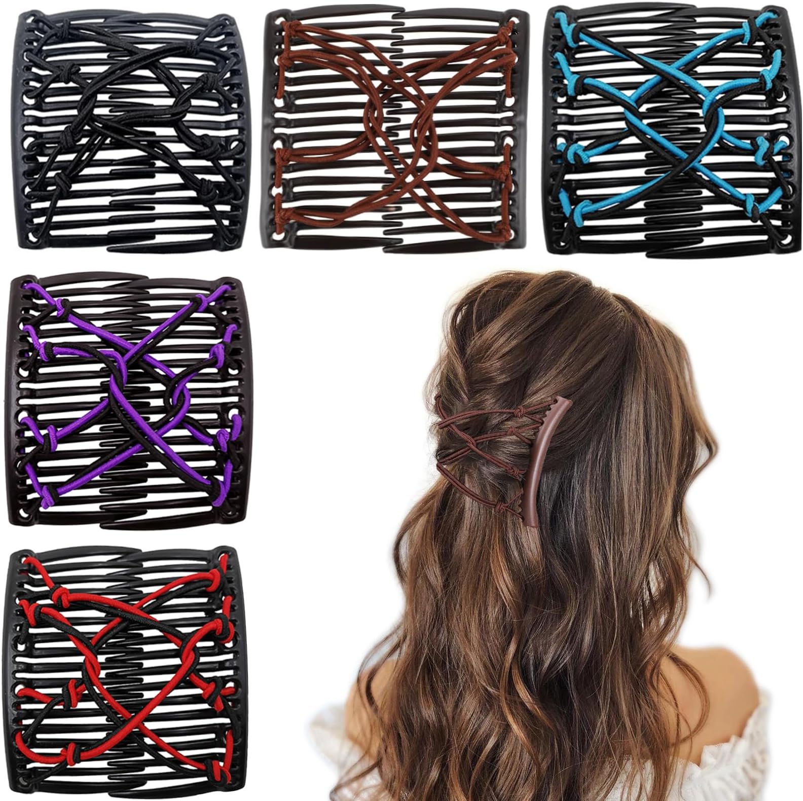 Amazon.com : LOVEF Easy Combs Fabulous Hairstyles Instantly! 4 Piece ...