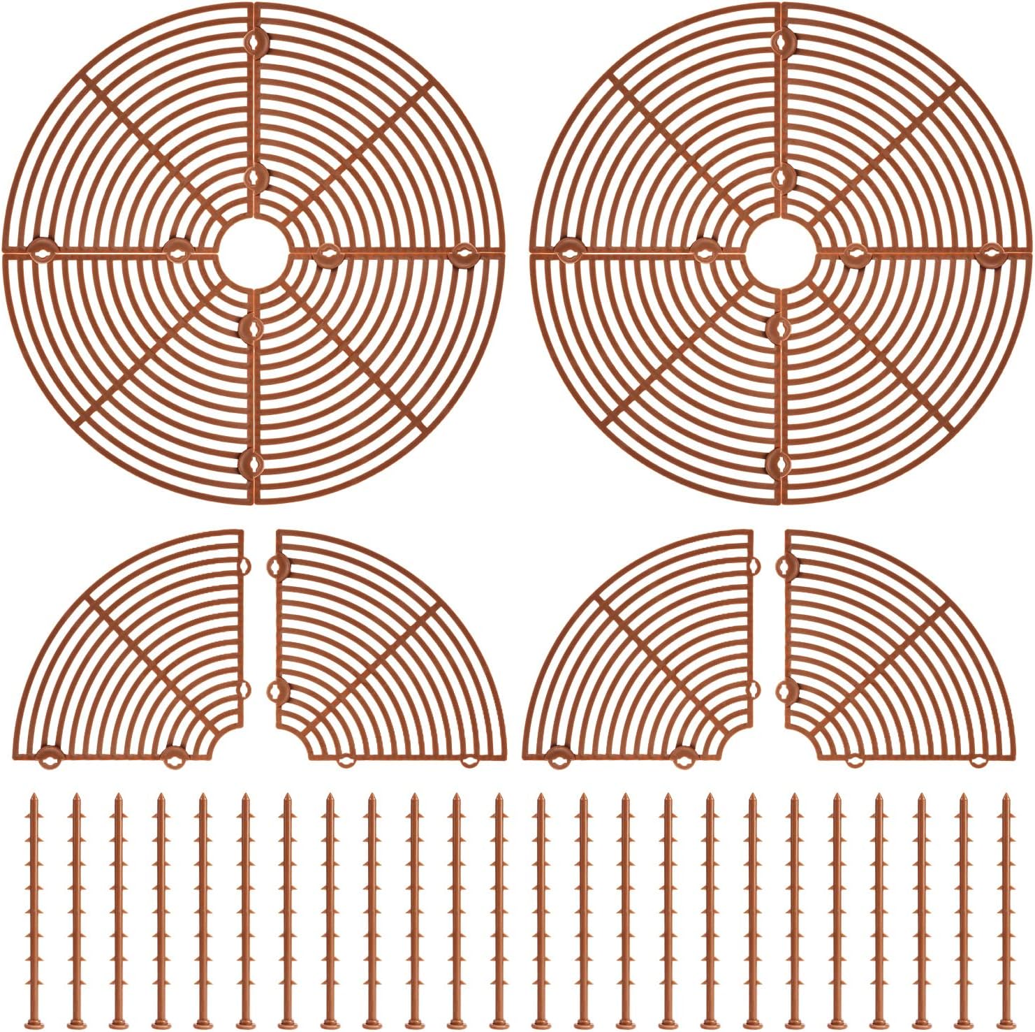 ZEACCT 2 Pack Plant Pot Soil Guard, Cuttable Flower Pot Soil Cover ...