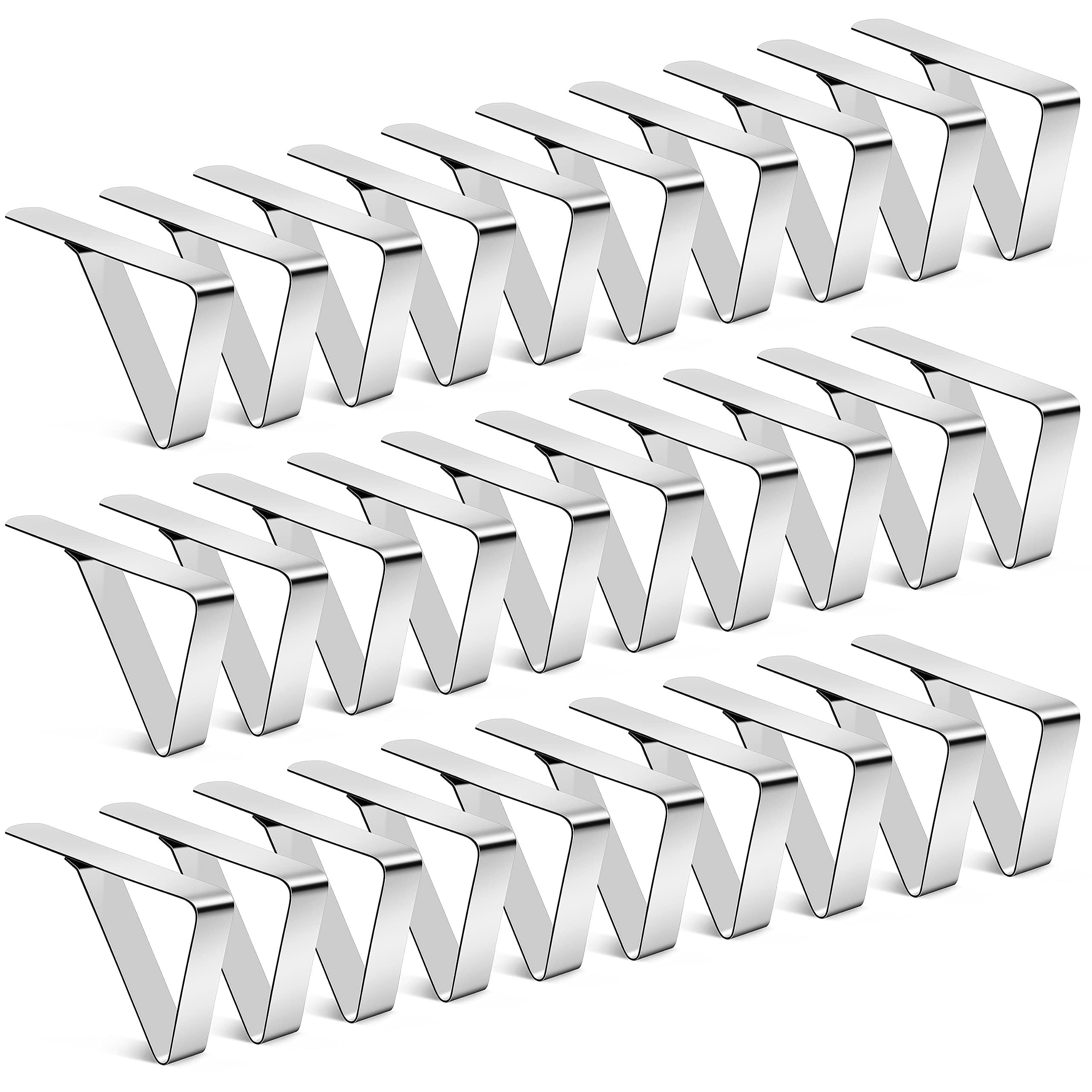 Amazon.com: 30 Pcs Tablecloth Clips, Picnic Table Clips, Stainless ...