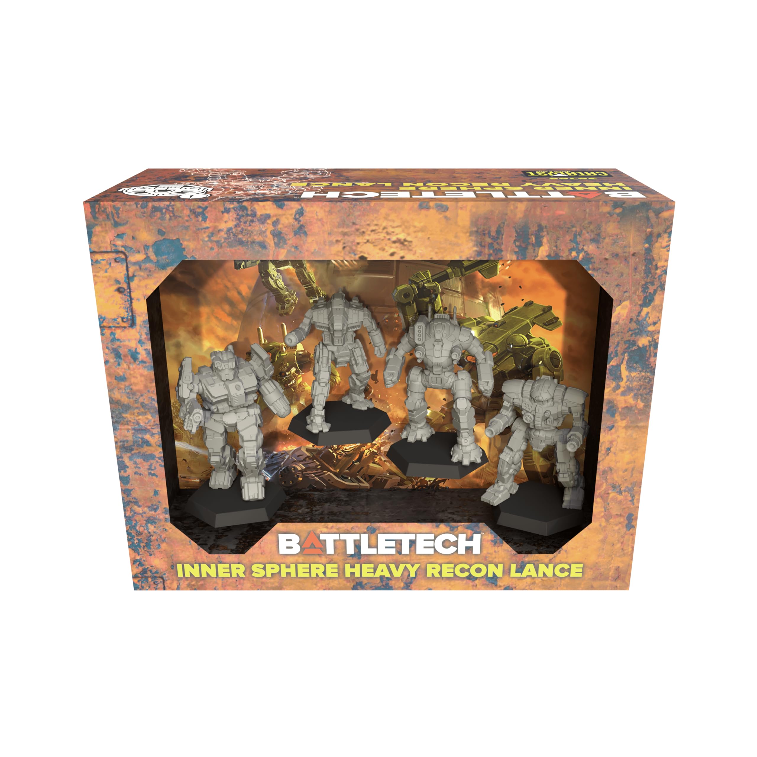 Amazon.com: Battletech Board Game: Inner Sphere Heavy Recon Lance ...