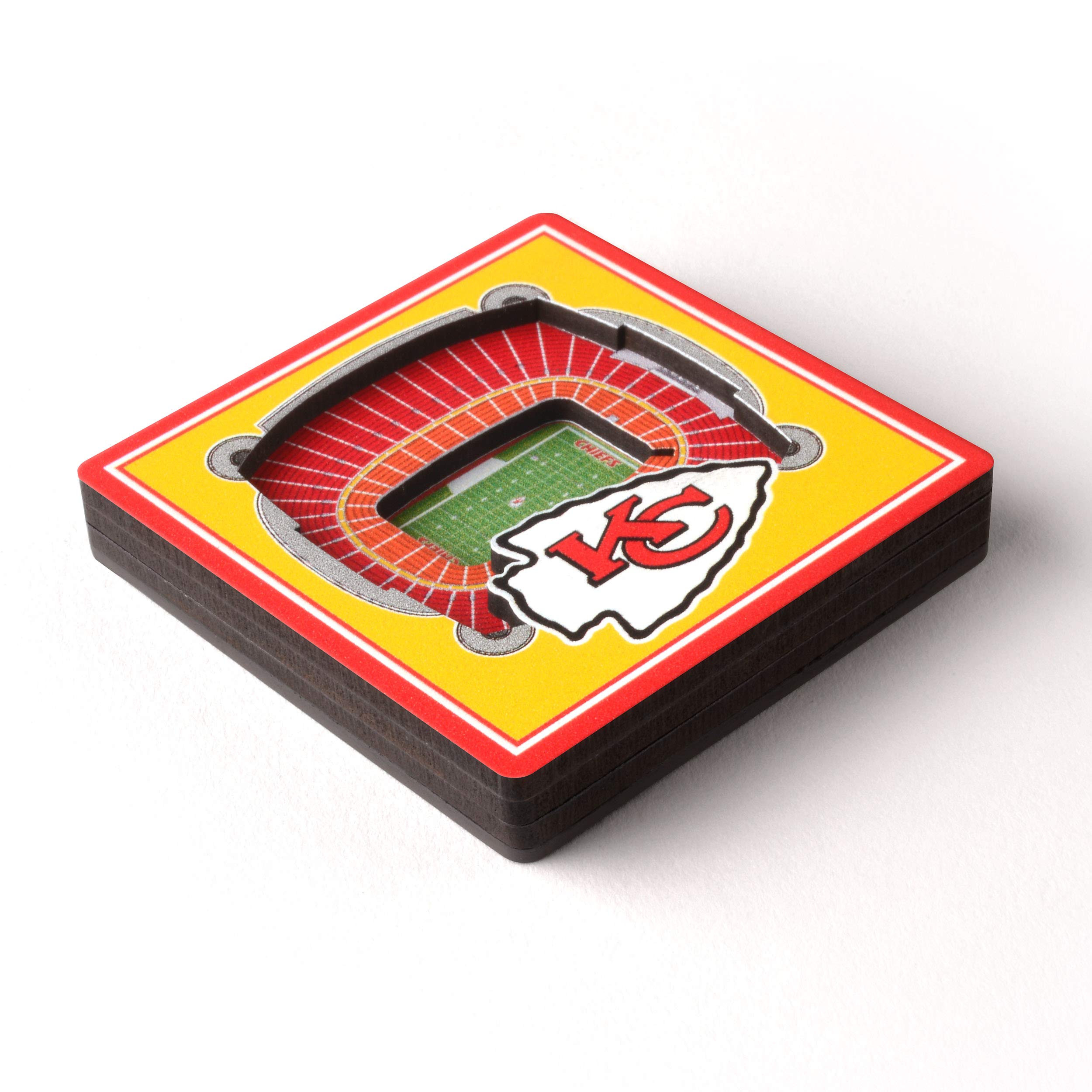 Snapklik.com : YouTheFan NFL Kansas City Chiefs 3D StadiumView Magnets