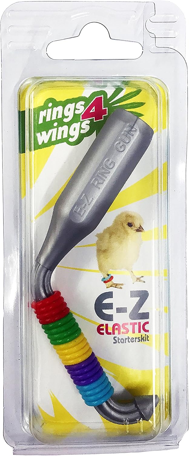 Rings 4 Wings Bird Ring Applicator 50rings Starter Kit Rings 7 Sizes 5 ...