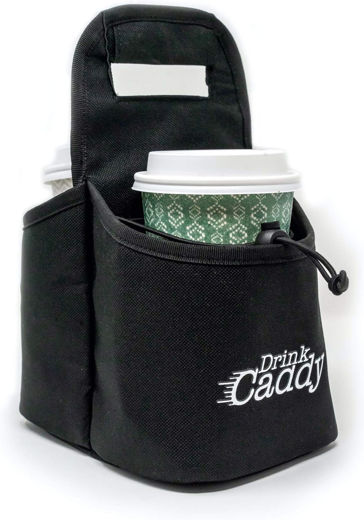 Amazon.com: Drink Caddy Portable Drink Carrier and Reusable Coffee Cup ...
