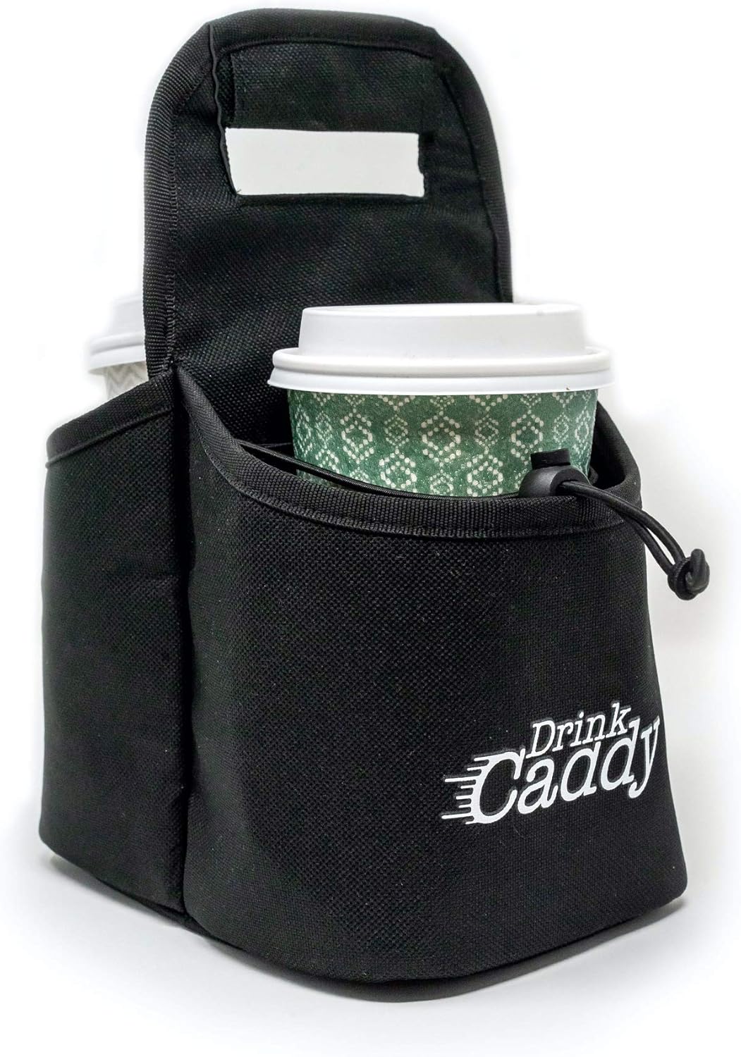 Drink Caddy Portable Drink Carrier and Reusable Coffee Cup Holder - 2 ...