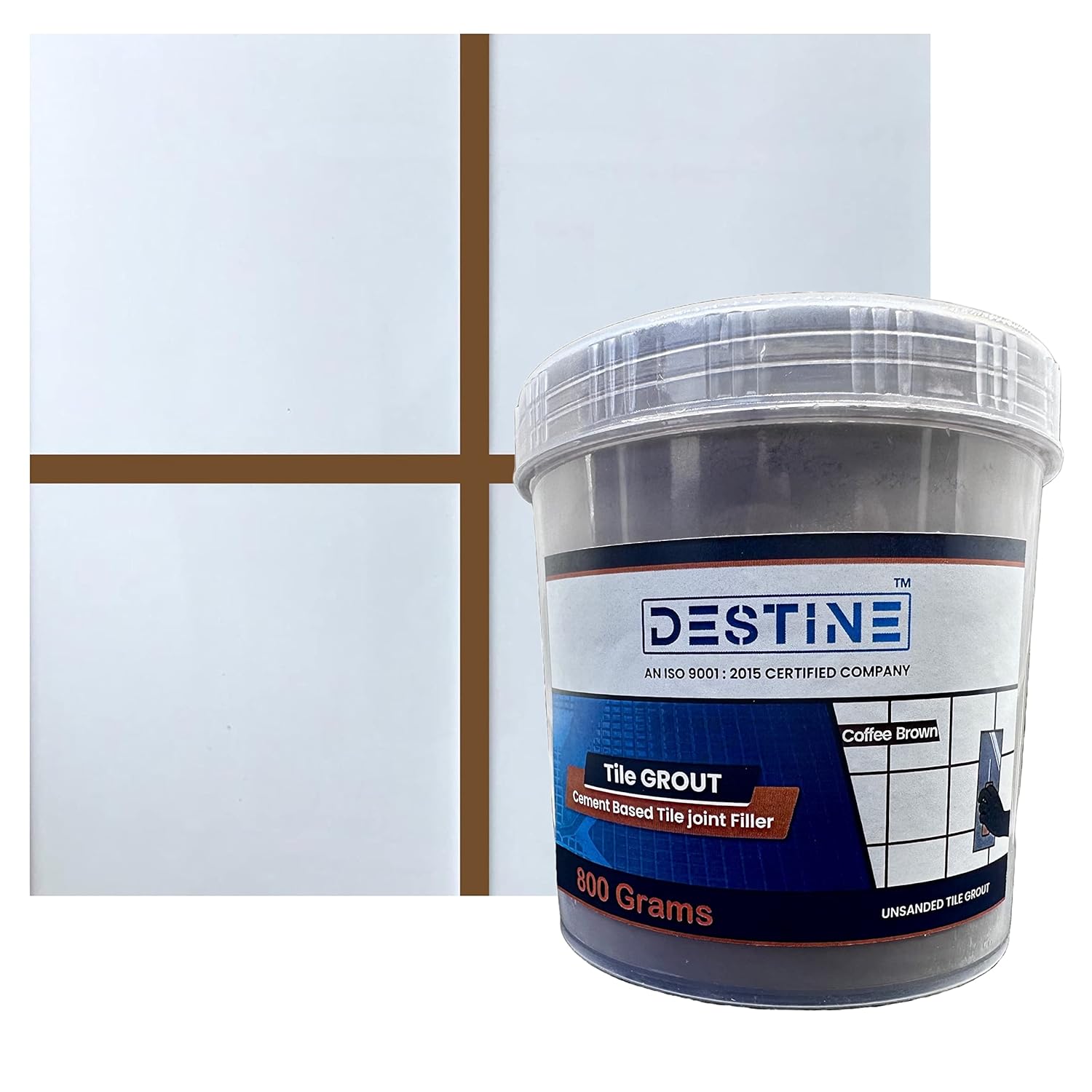 DESTINE® Tile Grout (16 COLOURS) (ALL PACKS: 100 Gm, 400 Gm, 800 Gm, 1 Kg, 3 Kg, 5 Kg ...