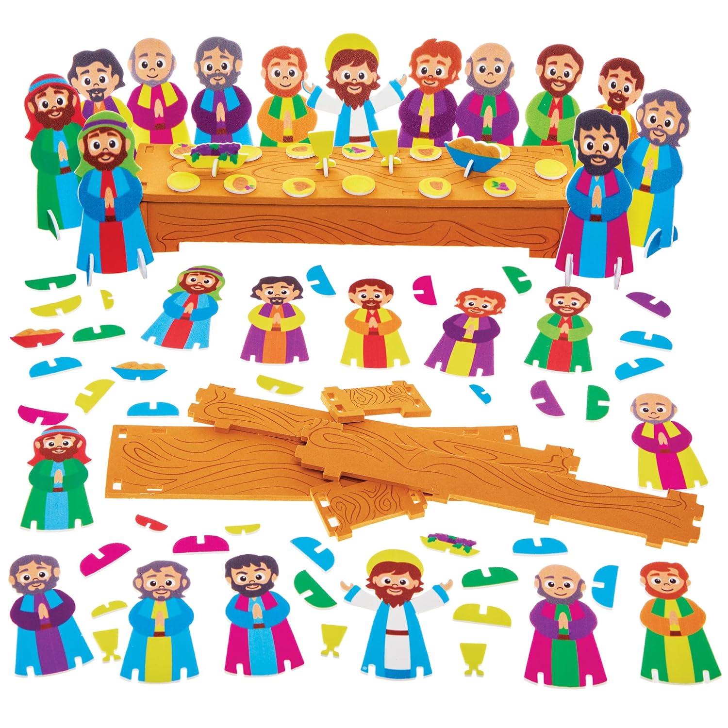 Baker Ross FX978 The Last Supper Kit - Pack of 2, Christian Craft Kits ...