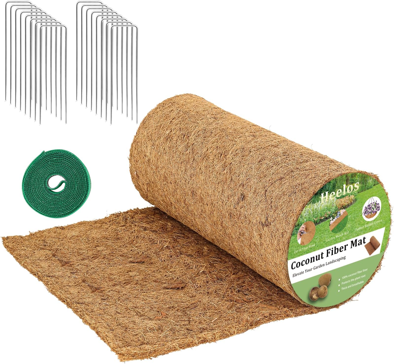 Amazon.com: MAXPACE Natural Coconut Coir Liner Sheets - 14x11inch 2 Pcs ...