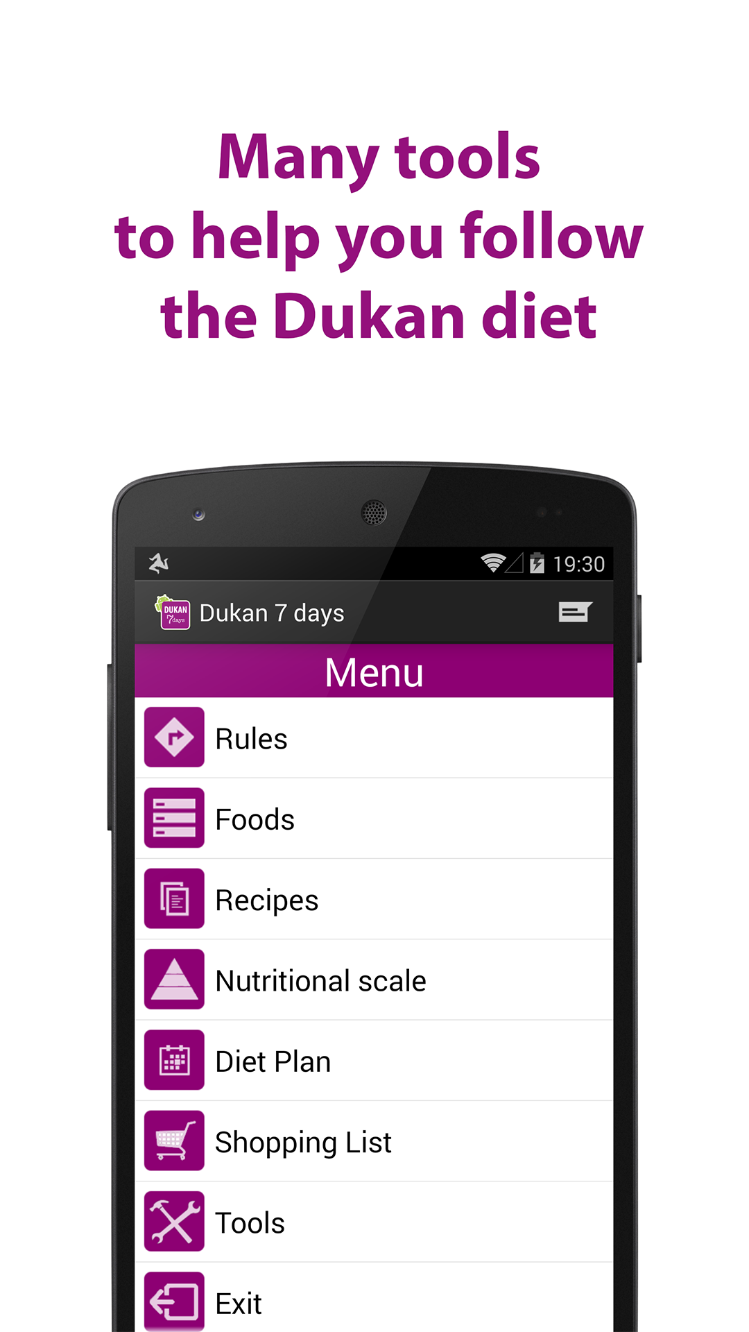 Dukan 7 days - App on Amazon Appstore