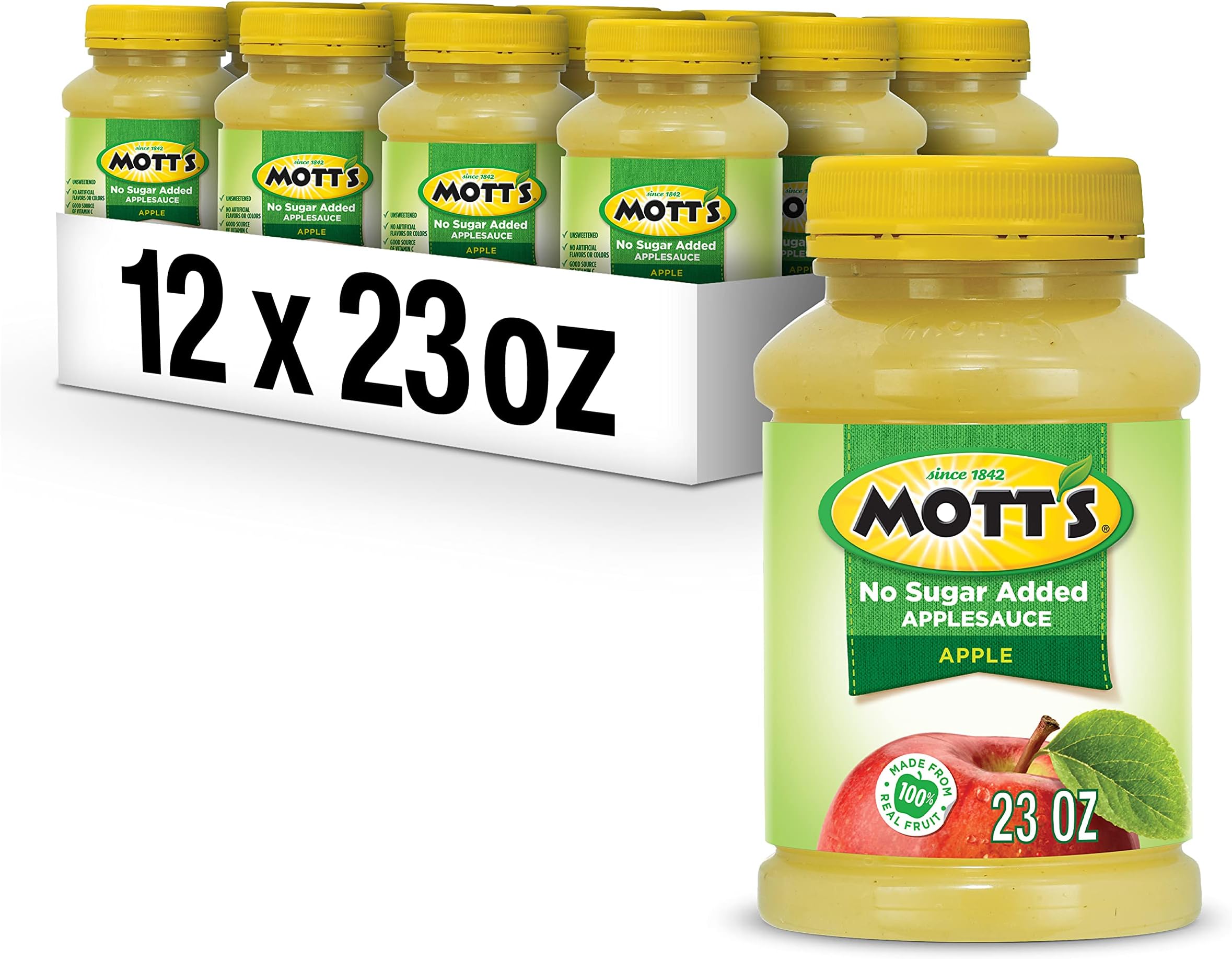 Amazon.com: Mott's Applesauce, 3.2 Oz Clear Pouches, 24 Count (6 Packs ...