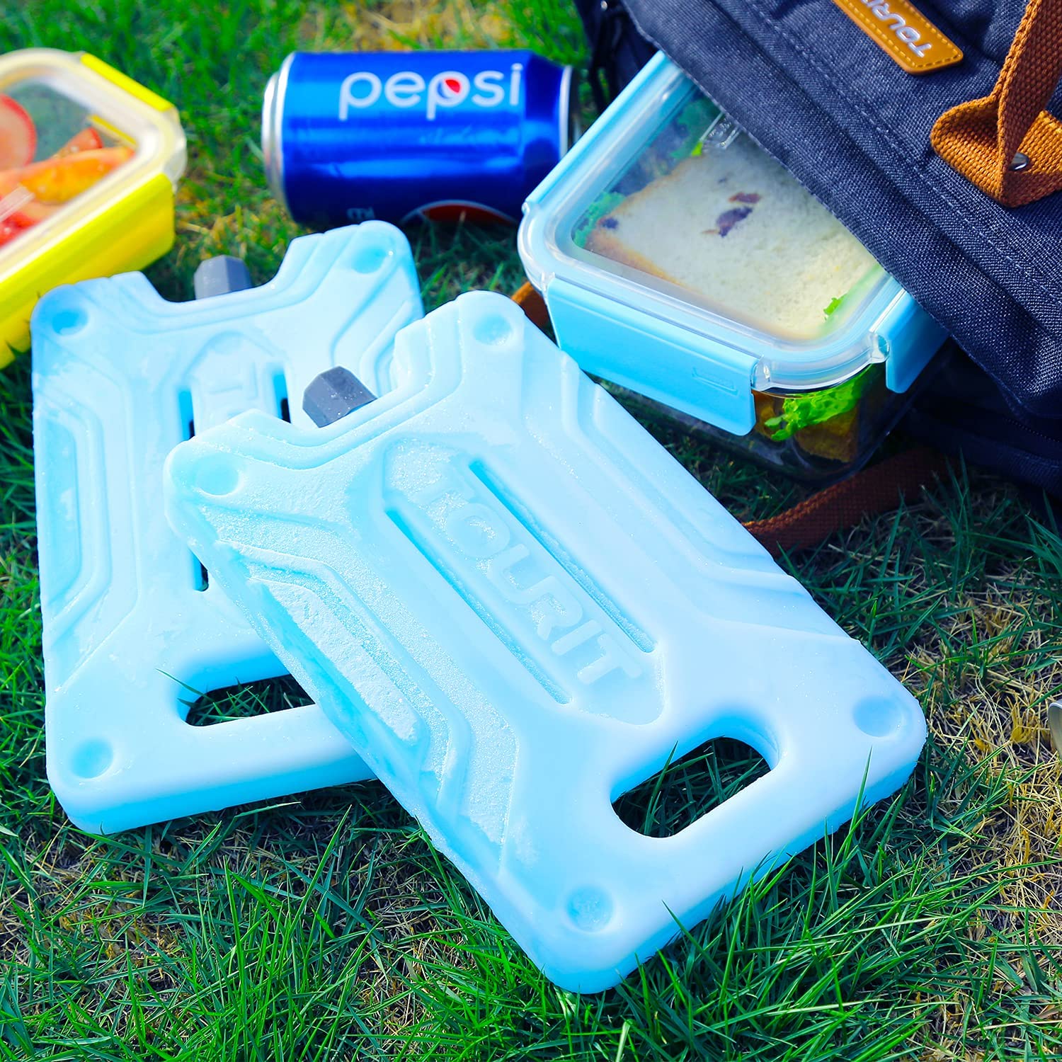 Snapklik.com : TOURIT Ice Packs For Coolers Long Lasting Reusable Ice ...