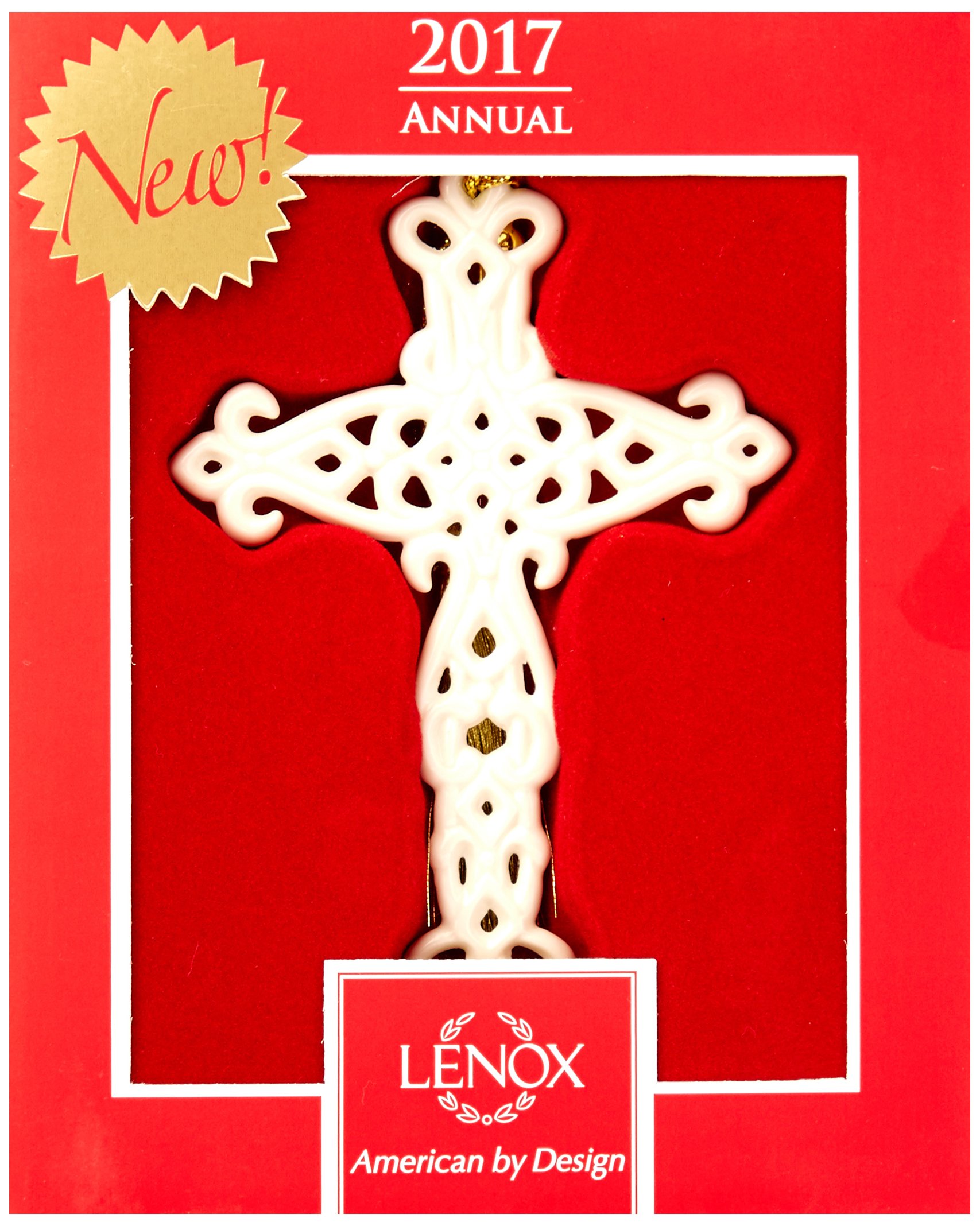 Lenox Annual Cross Christmas Ornaments LENOX Cross Ornament | EBay