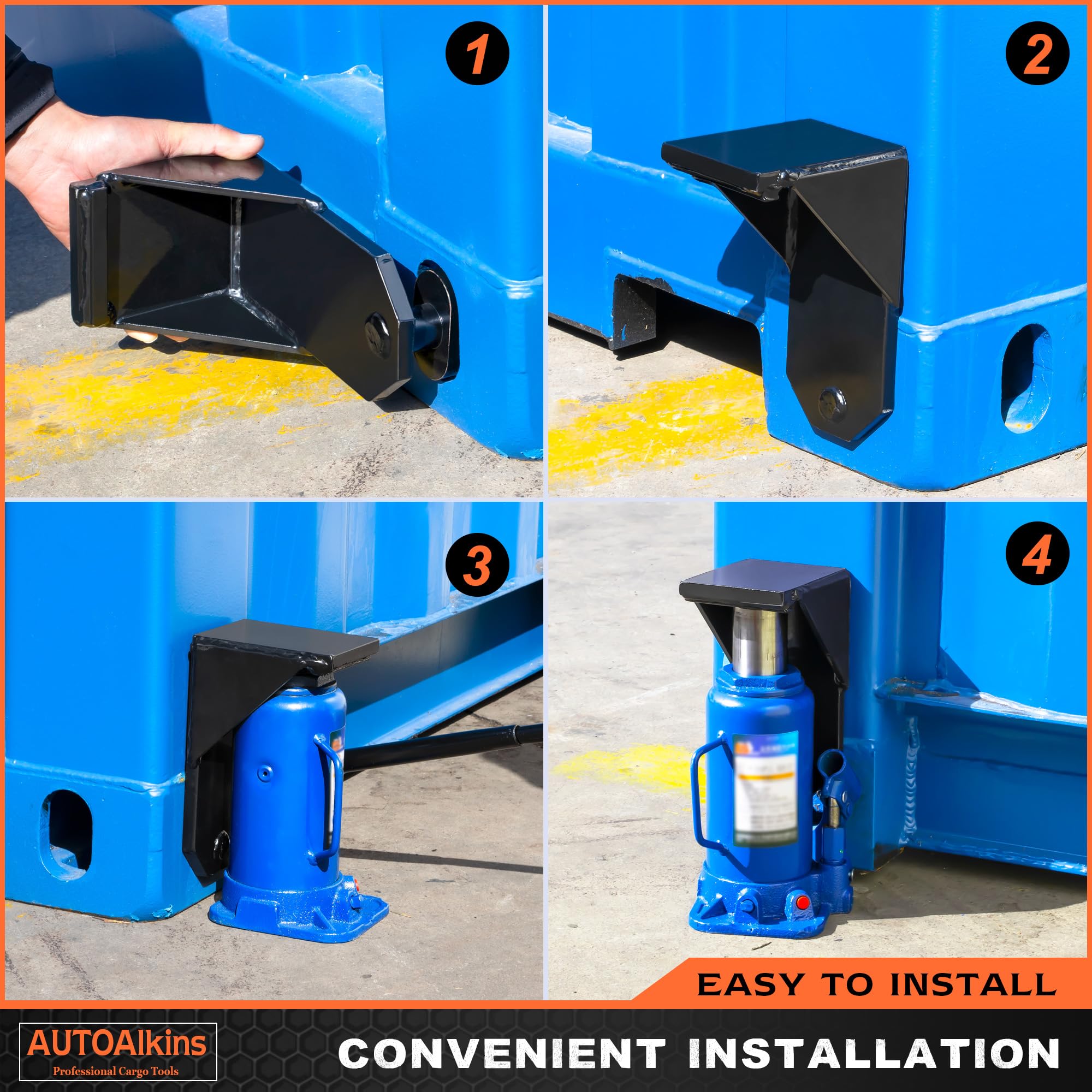 Snapklik.com : AUTOAlkins Shipping Container Jack Lug, Jack Leveling ...
