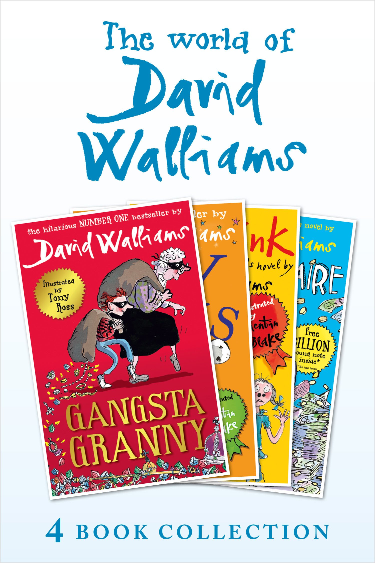 The World Of David Walliams 4 Book Collection The Boy | Desertcart Sri ...
