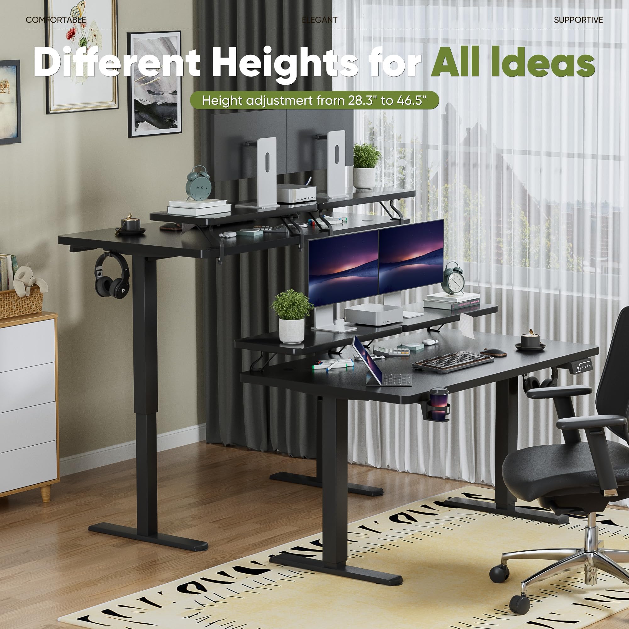 Snapklik.com : Shahoo Electric Standing Desk