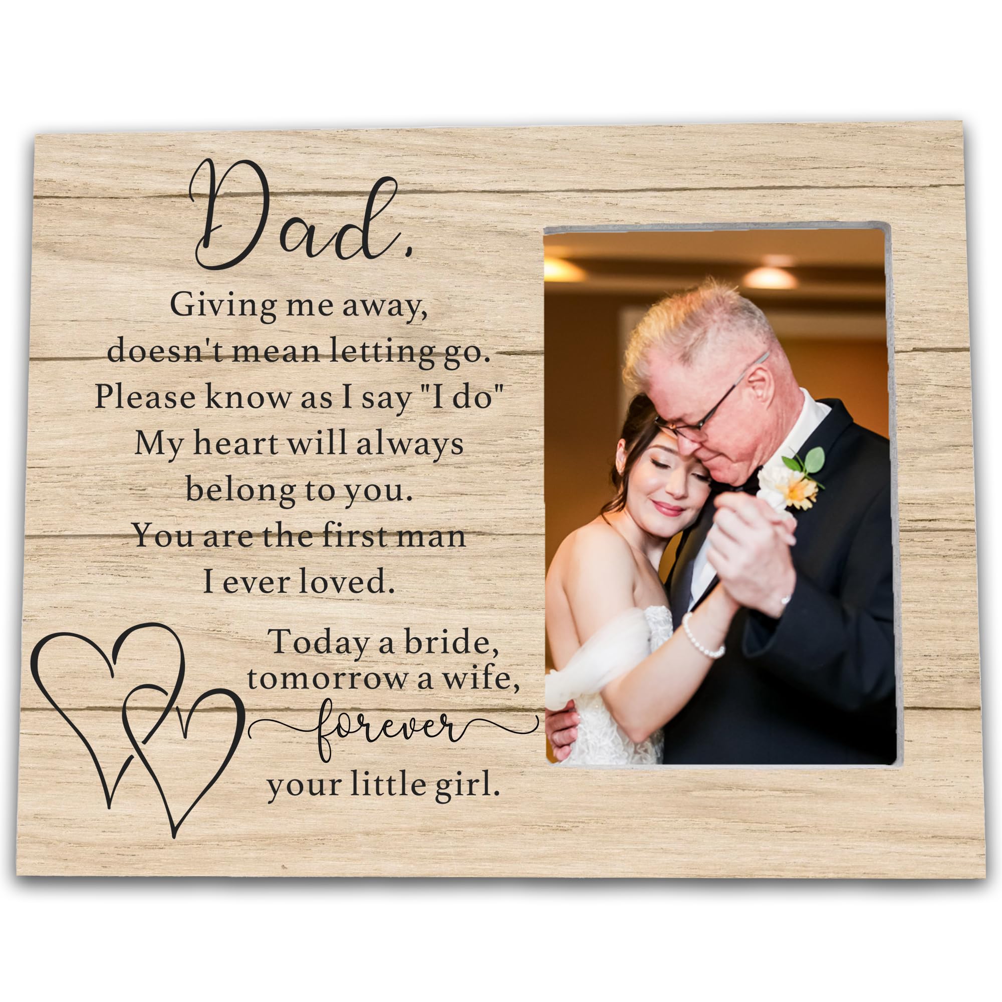 Father giving daughter away at wedding | Honestweddingadvice.com
