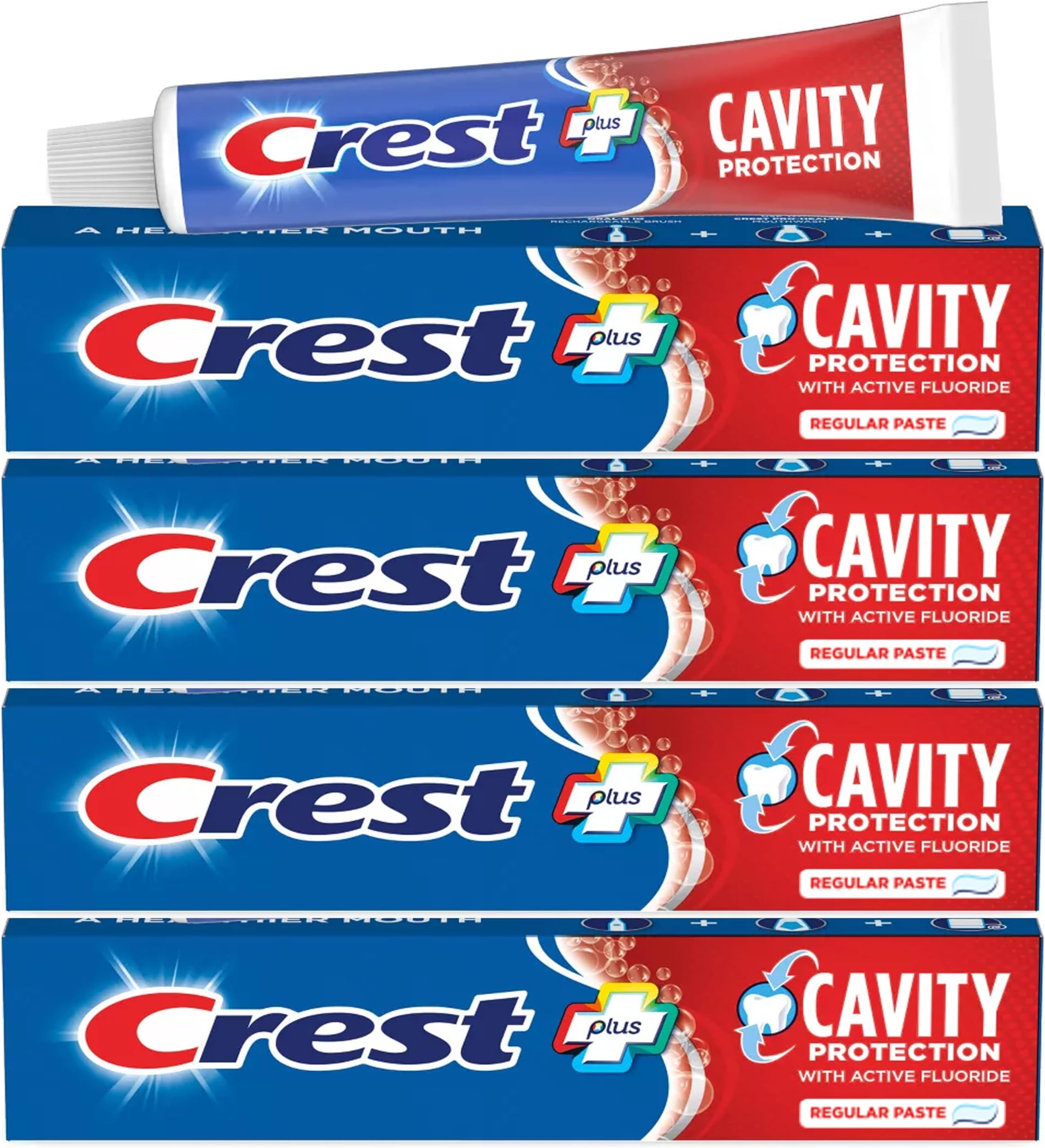 Amazon.com: Crest Cavity Protection Toothpaste, Regular, 8.2 Oz (Pack ...