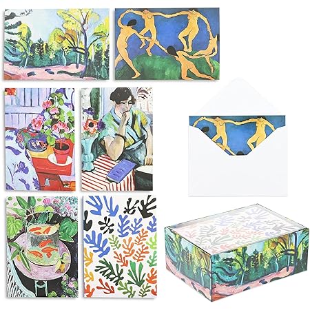36-Pack Matisse Notecards, 6 Designs : Amazon.co.uk: Stationery ...