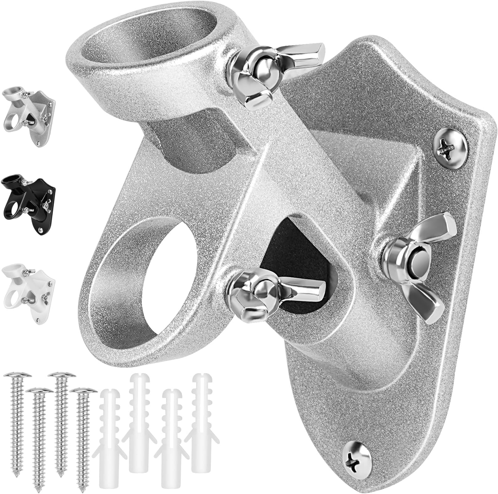 Amazon.com : Flag Pole Bracket Holder, 2 Position Flag Post Holder for ...