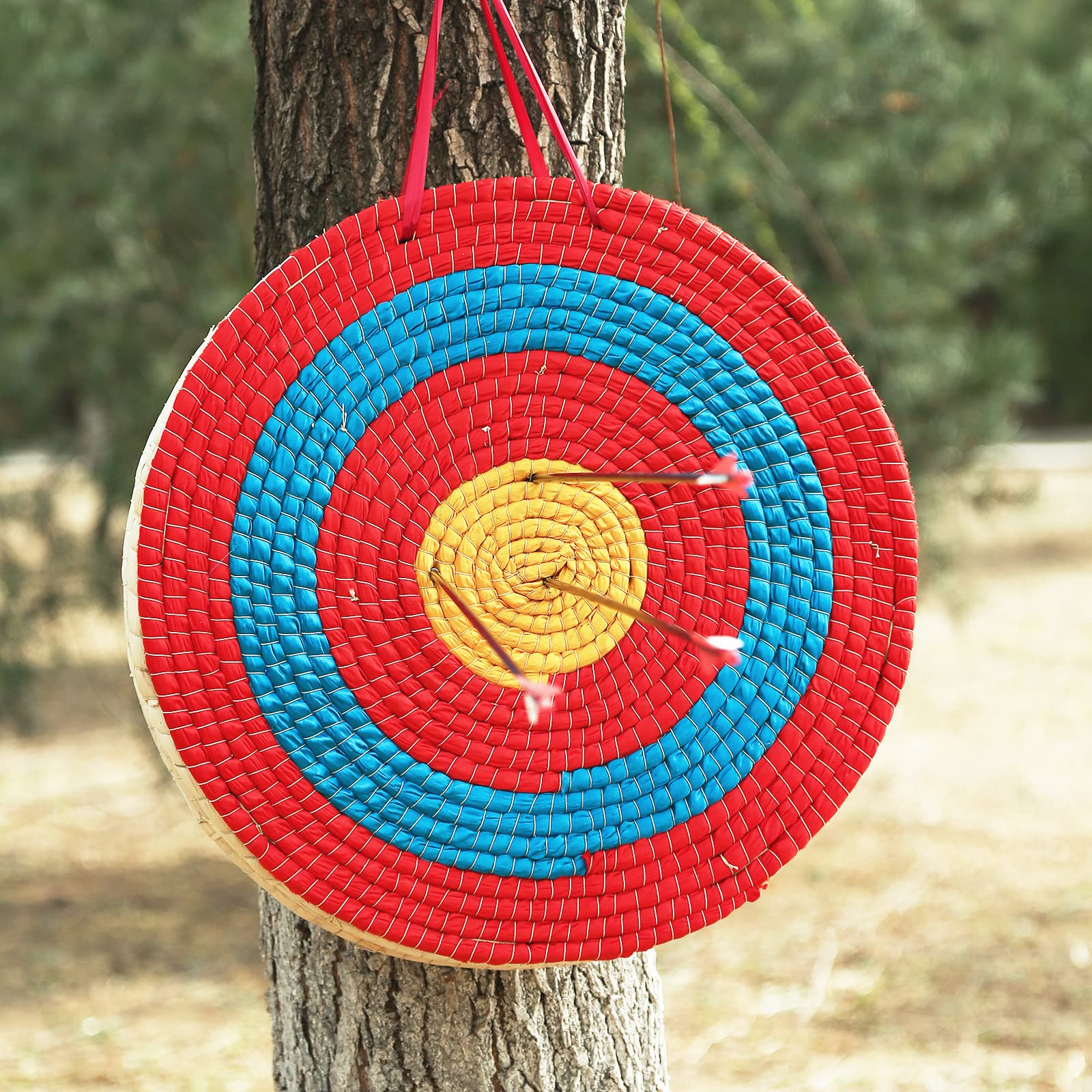 HYBDAMAI Archery Targets Traditional Solid Straw Round Archery Target ...