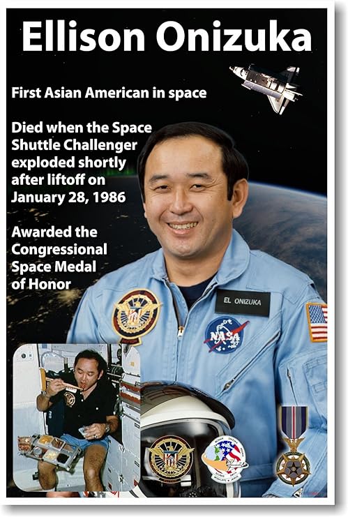 Amazon.com: NASA Astronaut Ellison Onizuka - First Asian-American in ...