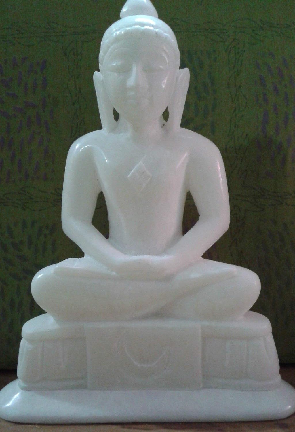 Amazon.com : CraftsLook 6" inch Marble Mahaveer Swami Statue Religious ...
