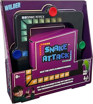 Amazon.com: Snake Attack Electronic Handheld Game – Solo and ...