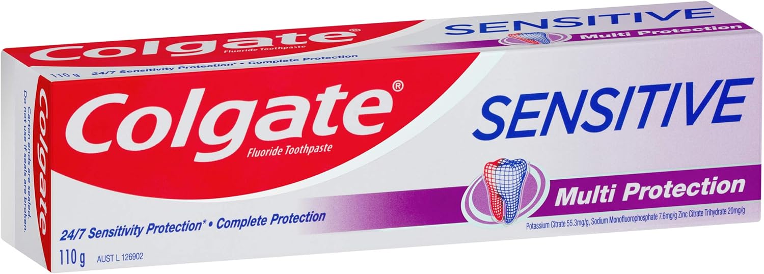 Colgate Sensitive Multi Protection Toothpaste, 110g, For Sensitive ...