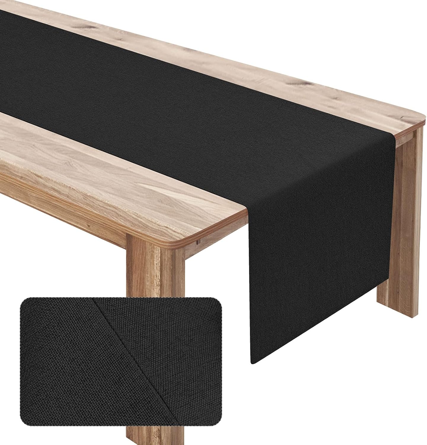 Amazon.com: Ruisita Linen Table Runner Natural Fabric Modern Cotton ...