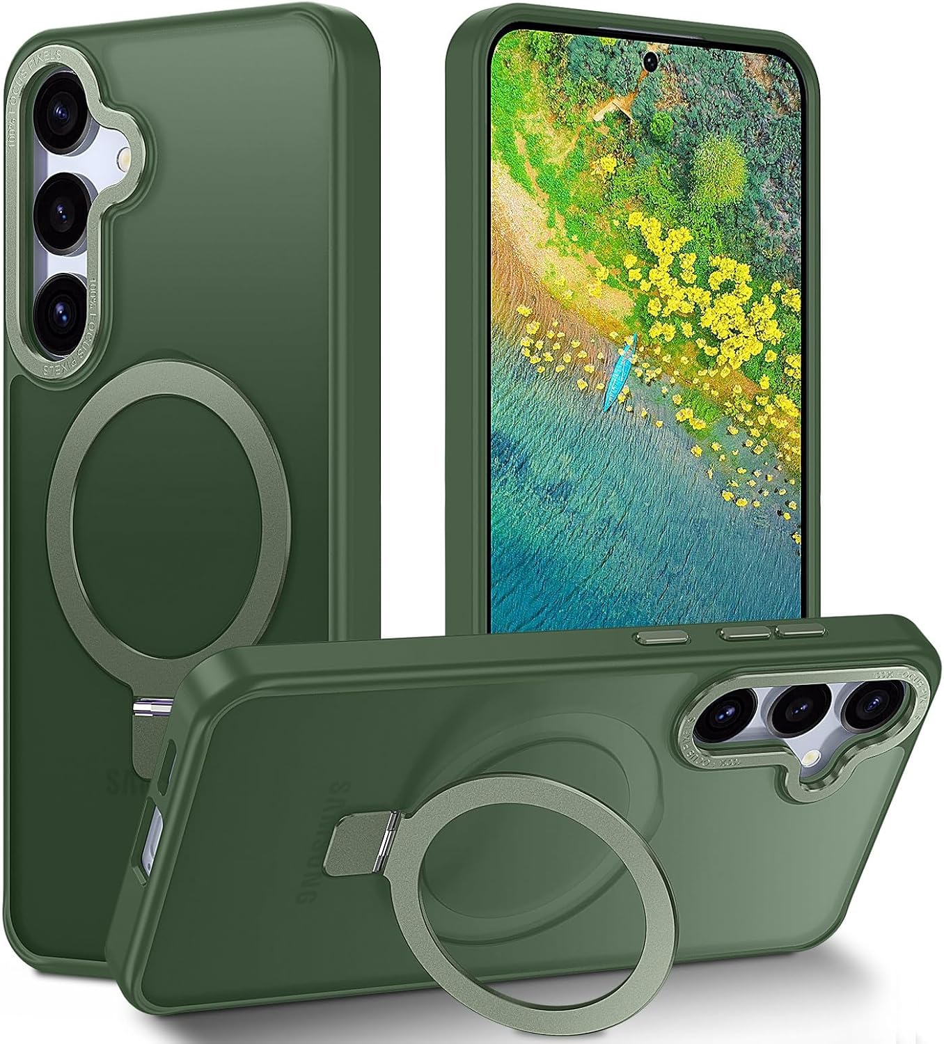 Amazon.com: STERKER Designed for Samsung Galaxy S25 + Case Magnetic ...