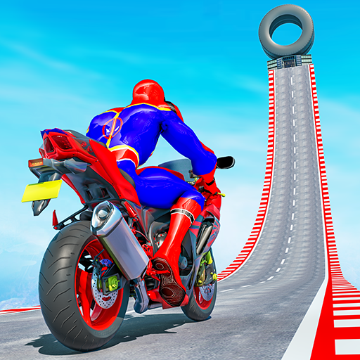 GT Bike Mega Ramp Games: Bike Stunt Games Superhero Bike Racing Games ...