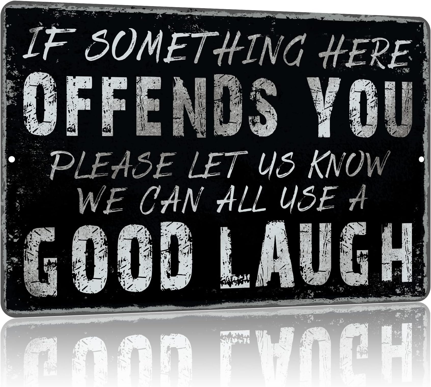 Amazon.com: Rogue River Tactical Funny Metal Tin Sign, 12x8 Inch, Wall ...