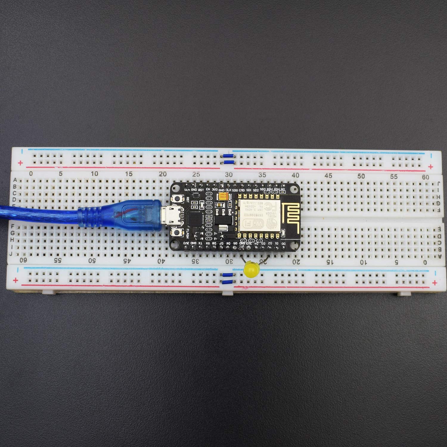 Rees52 Turn Onoff Led Via Web Server Using Nodemcu Esp8266 12e Board Kt574