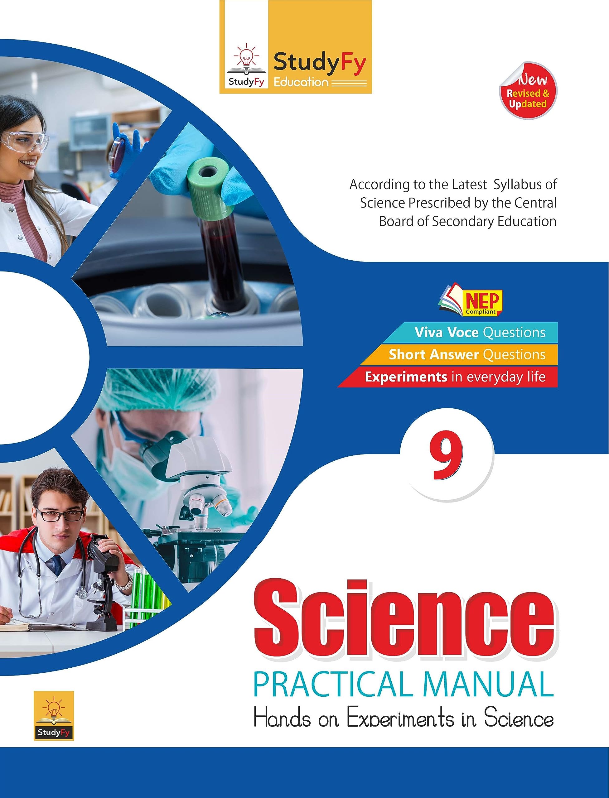 StudyFy CBSE Class 9th Science Lab Manual for 2024 Exam : StudyFy ...