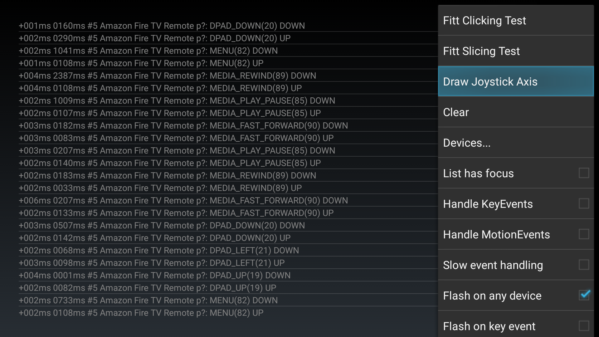 Input Event Checker - App on Amazon Appstore