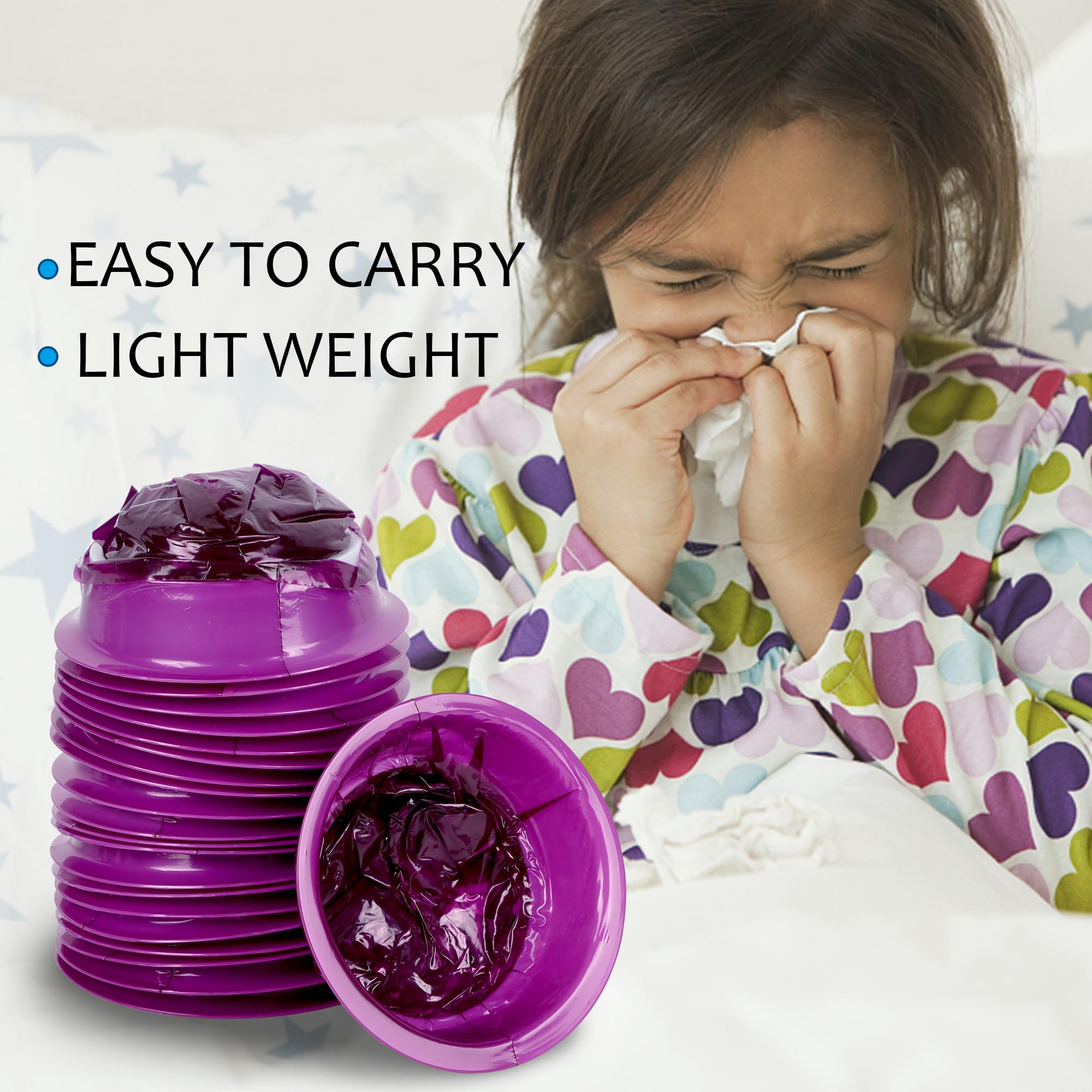 Snapklik.com : ATDAWN 50 Pack Emesis Bag, Disposable Vomit Bags ...