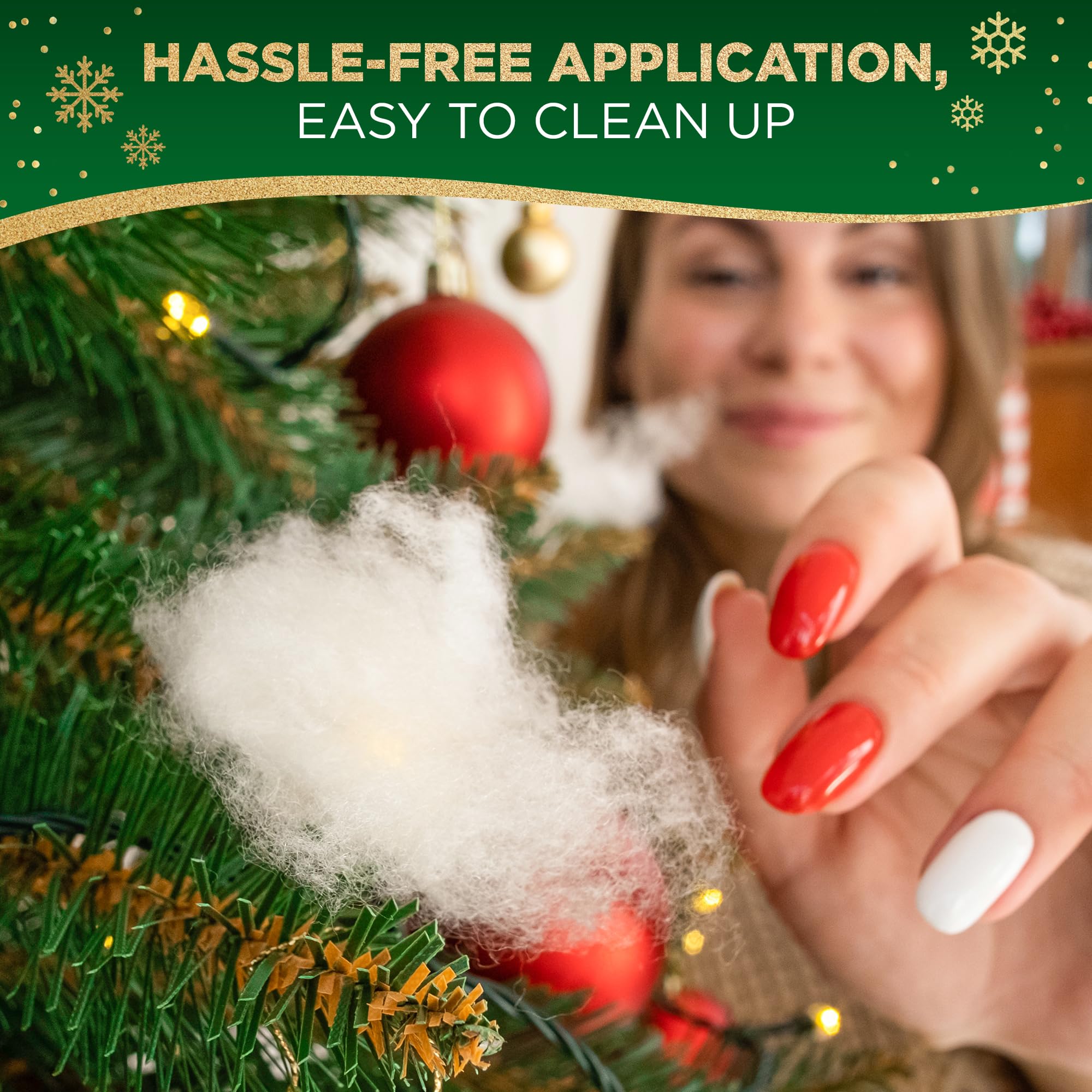 Snapklik.com : Christmas Fake Snow Decor: 16 Oz Of Fluffy, Cotton-Like ...