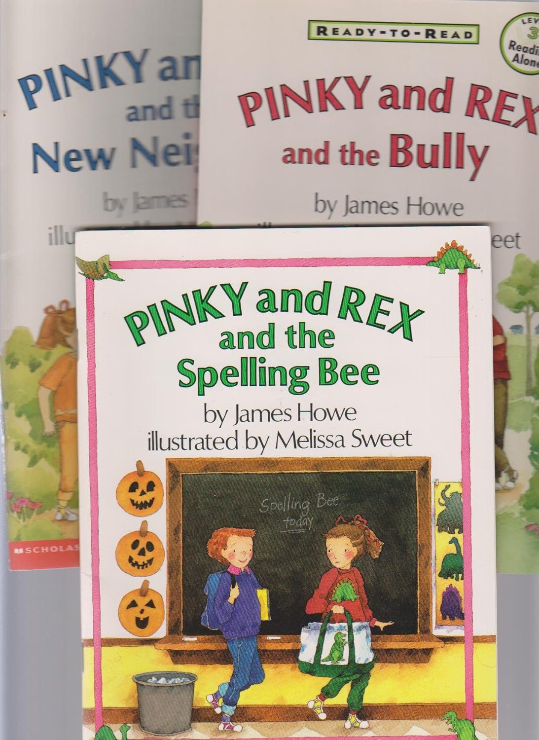 Pinky and Rex Box Set of 3 Chapter Books Level 3 ; P & R & Spelling Bee ...