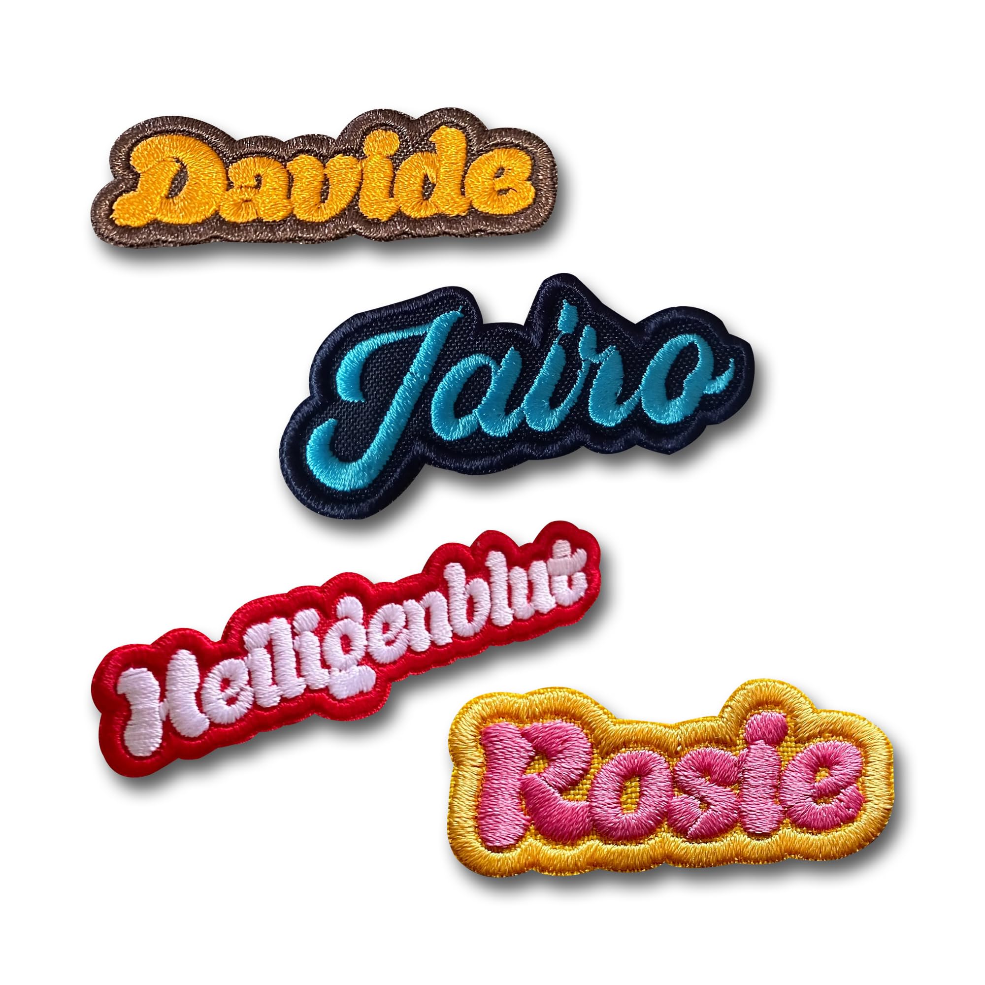 Amazon.com: Pamaheart Customized Name Patches Embroidered, Custom Name Patches, Custom Name Tags ...