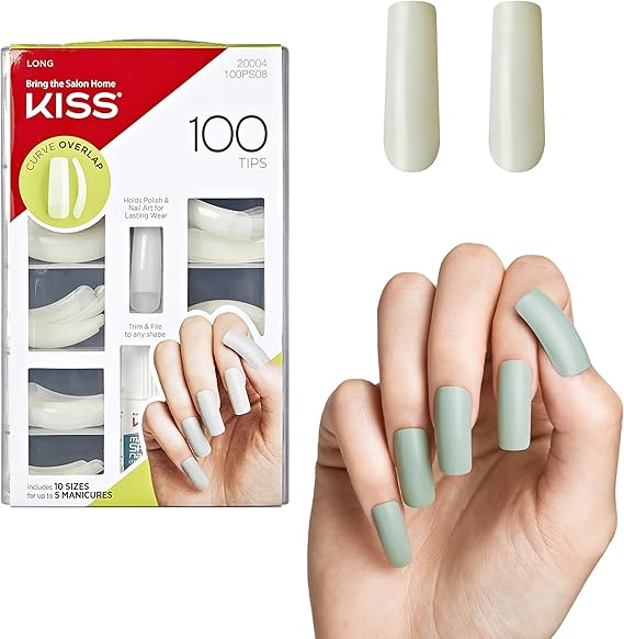 Custom design nails with easy application from KISS 100