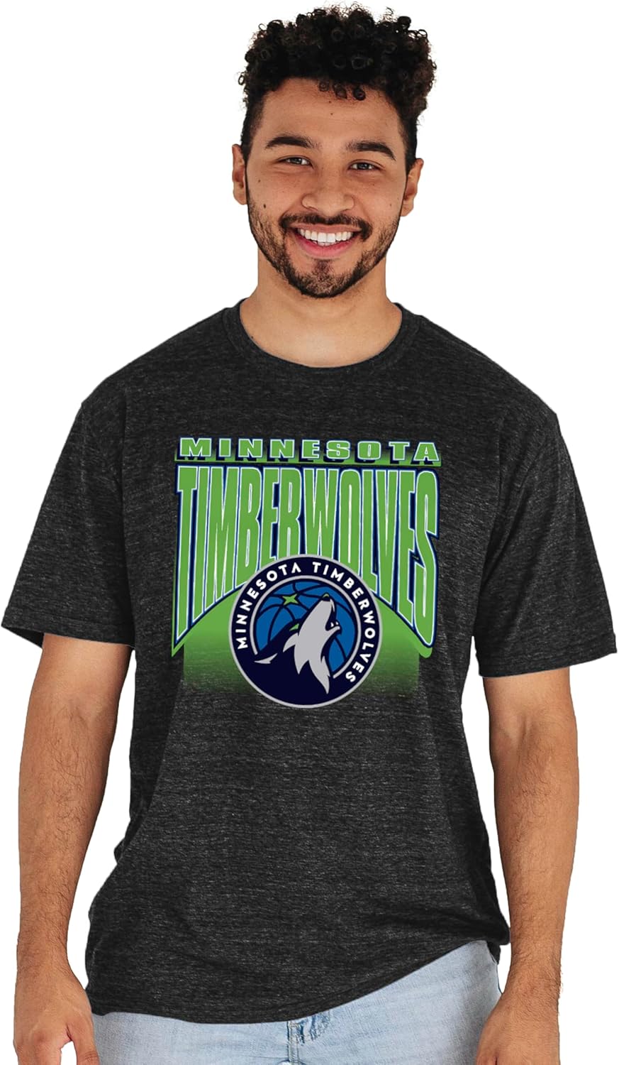 Blue 84 NBA Officially Licensed Tri-Blend T-Shirt Starters Black