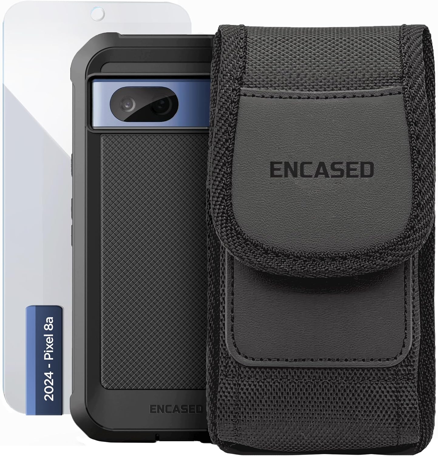 Amazon.com: Encased Belt Case Set for Google Pixel 8a with Phone Clip ...