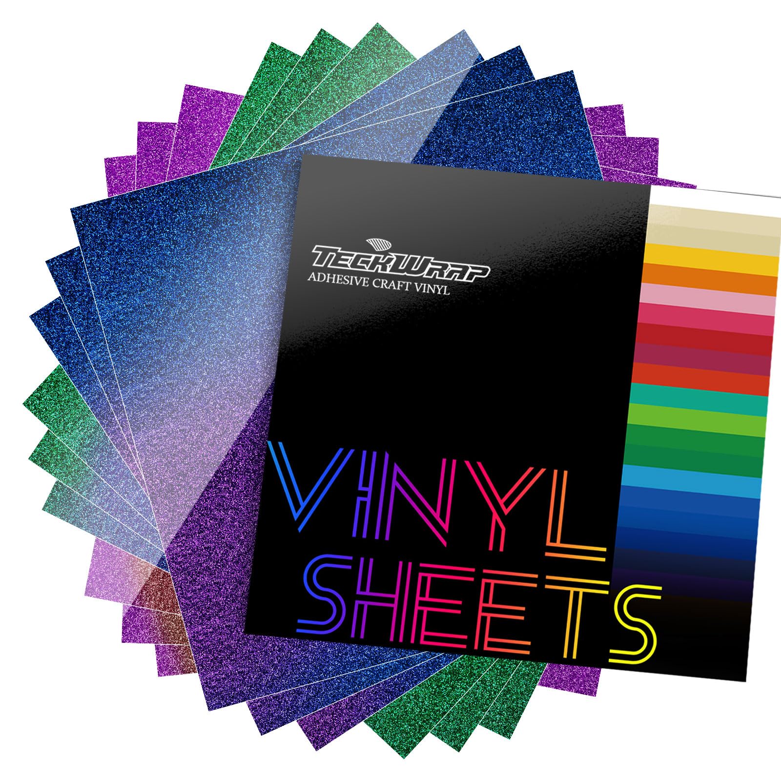 TECKWRAP Chameleon Adhesive Craft Vinyl Gradient Color Shimmer ...