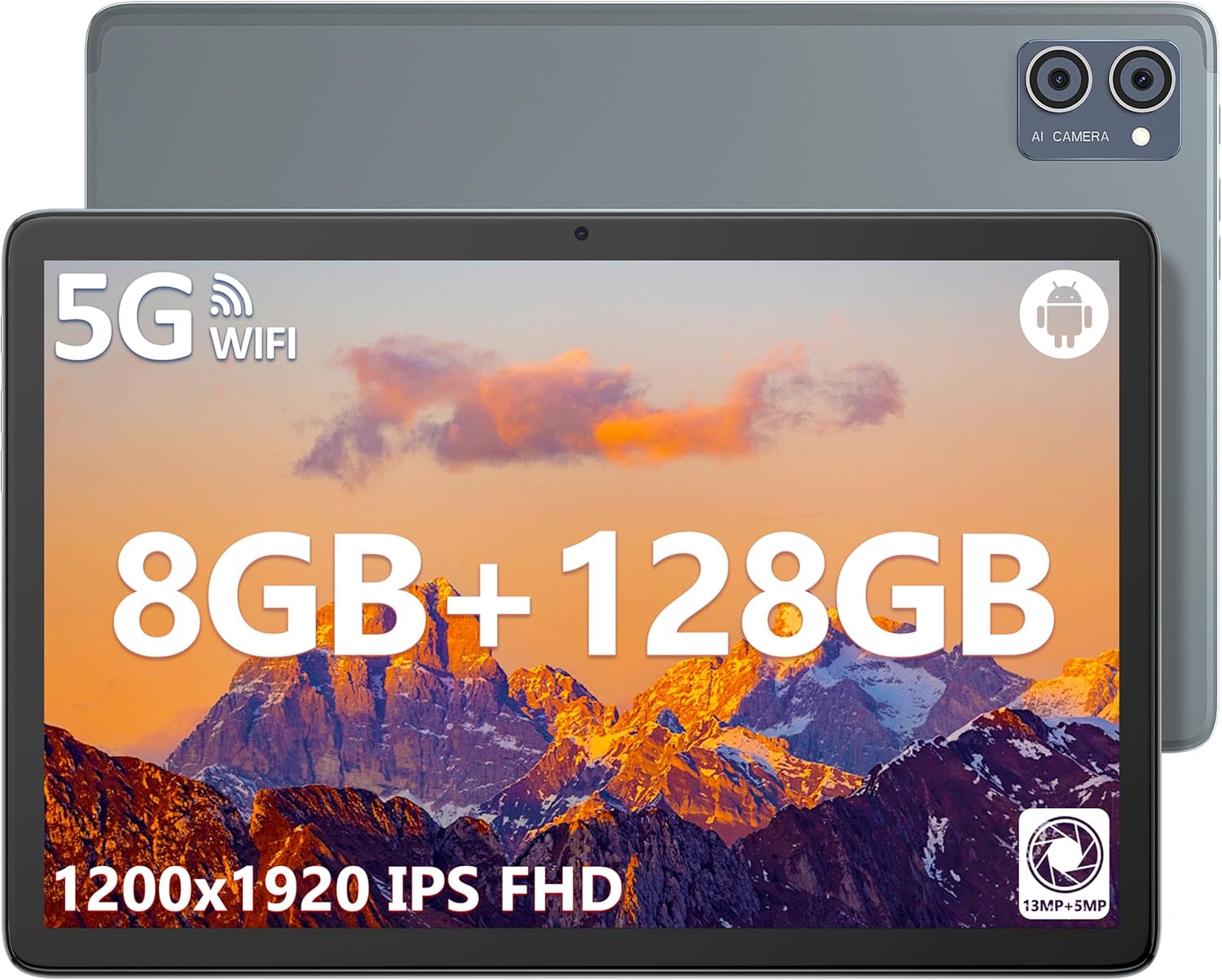 Amazon.com : jumper 10 Inch Tablet, 8GB RAM 128GB Storage, Full HD IPS Touch Screen, Octa-Core ...