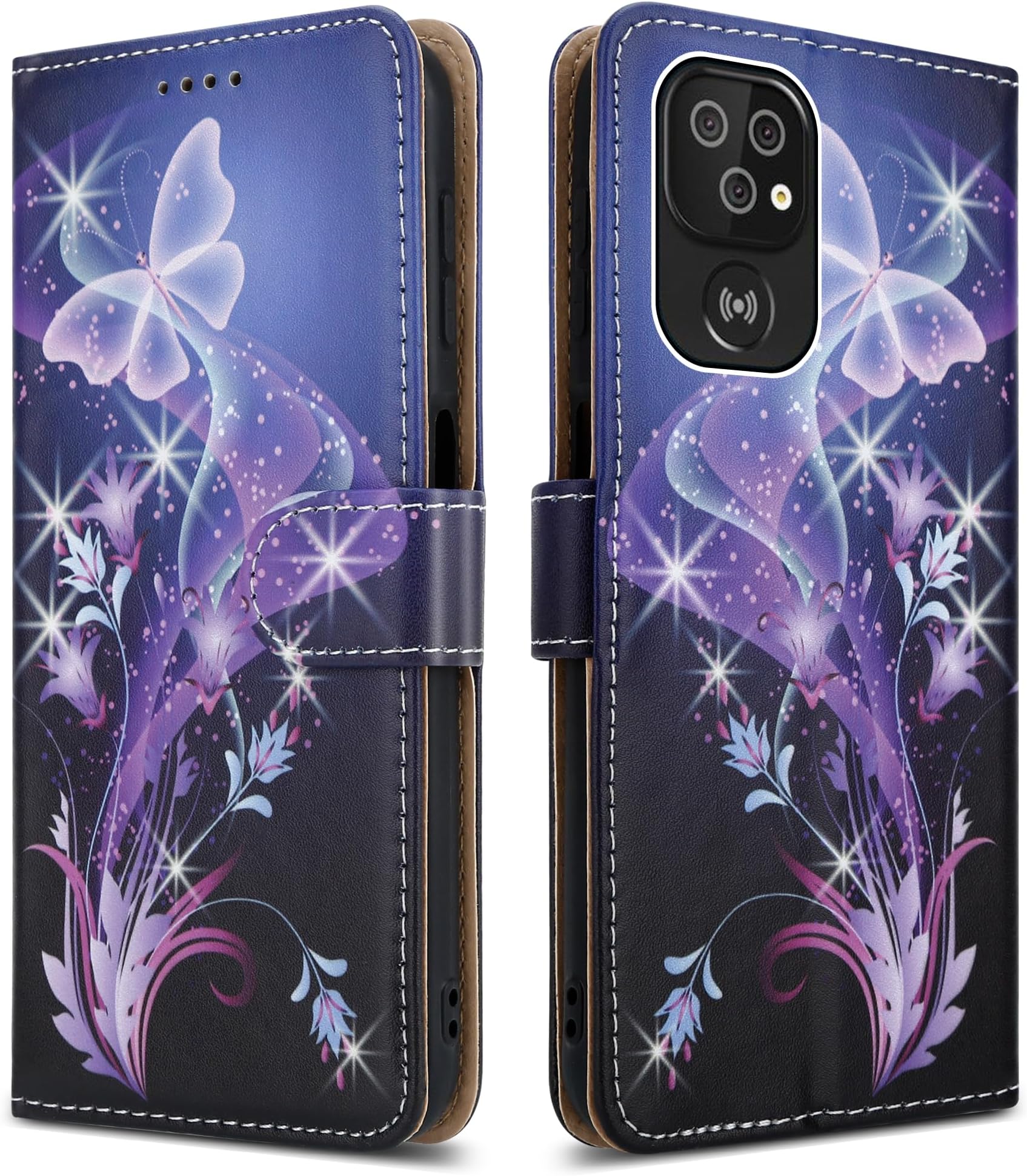 PIXFAB For Doro 8200 Leather Phone Case, Magnetic Closure Full ...