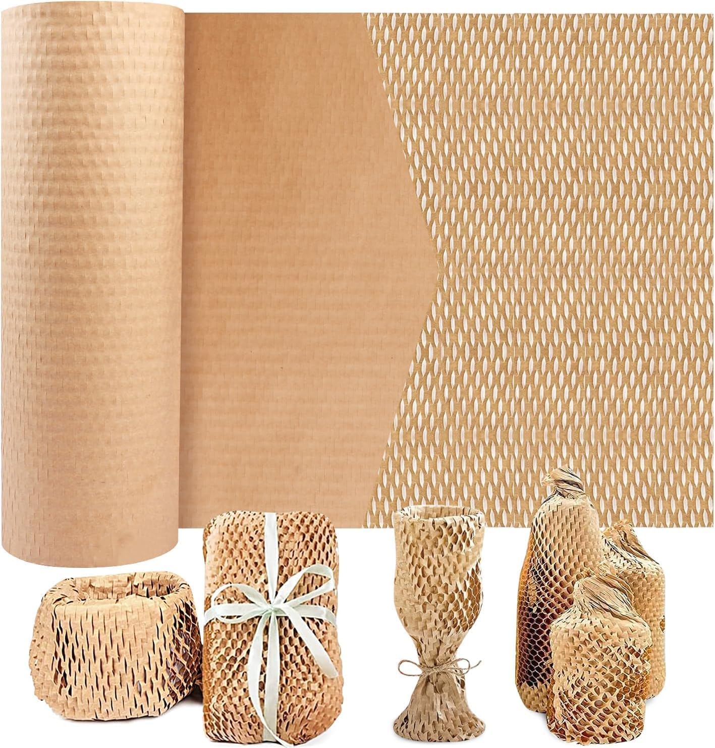 Alybrol Honeycomb Packing Paper Wrap: 12""x164' Packing Paper ...