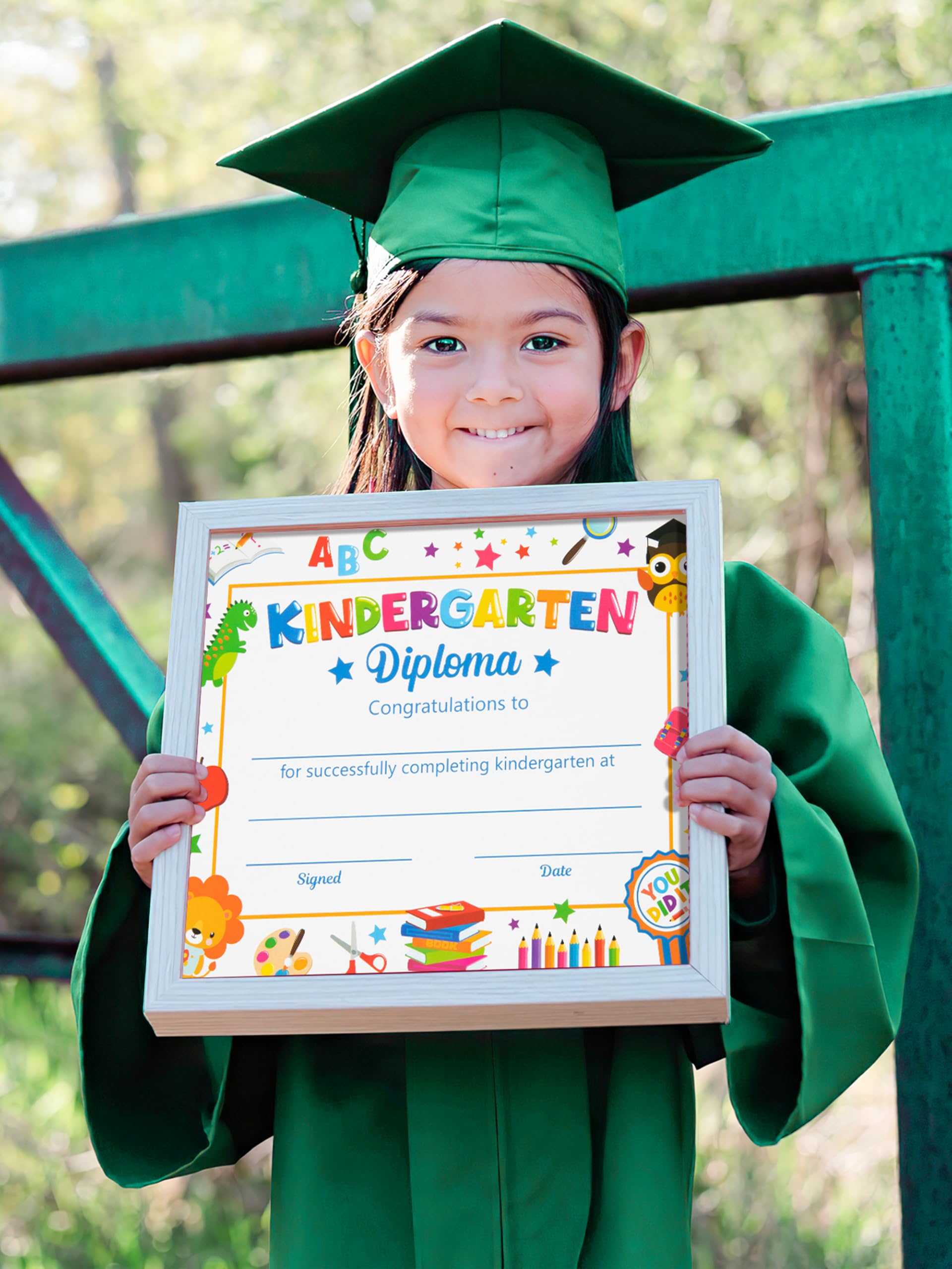 Snapklik.com : QZYL Kindergarten Graduation Cap And Gown Set, 2025 Kids ...