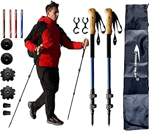 Amazon.com : FOREST PILOT Trekking Poles - Lightweight 7075 Aluminum ...