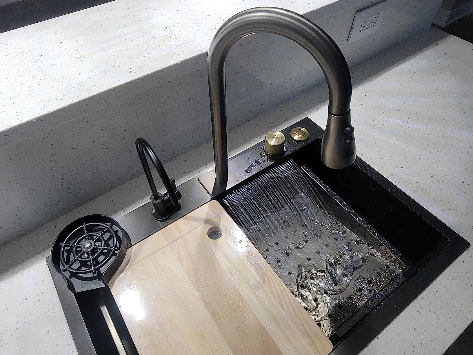 $11/mo - Finance Kitchen Sink Black Stainless Steel Sink Washing ...